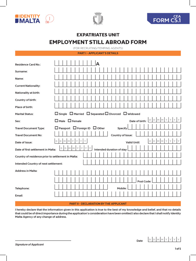 Form-C5.1-Single-Work-Permit-Still-Abroad-Application-for-Recruiting ...