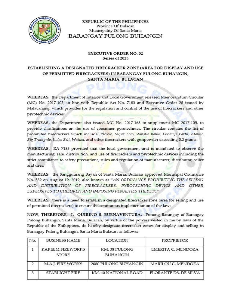 Executive No. 2 FIRECRACKER | PDF | Pyrotechnics | Hobbies