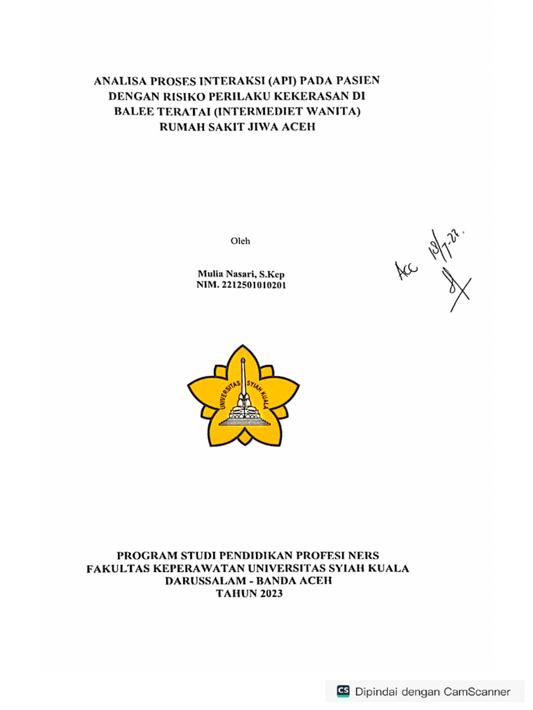 Laporan API - Mulia | PDF