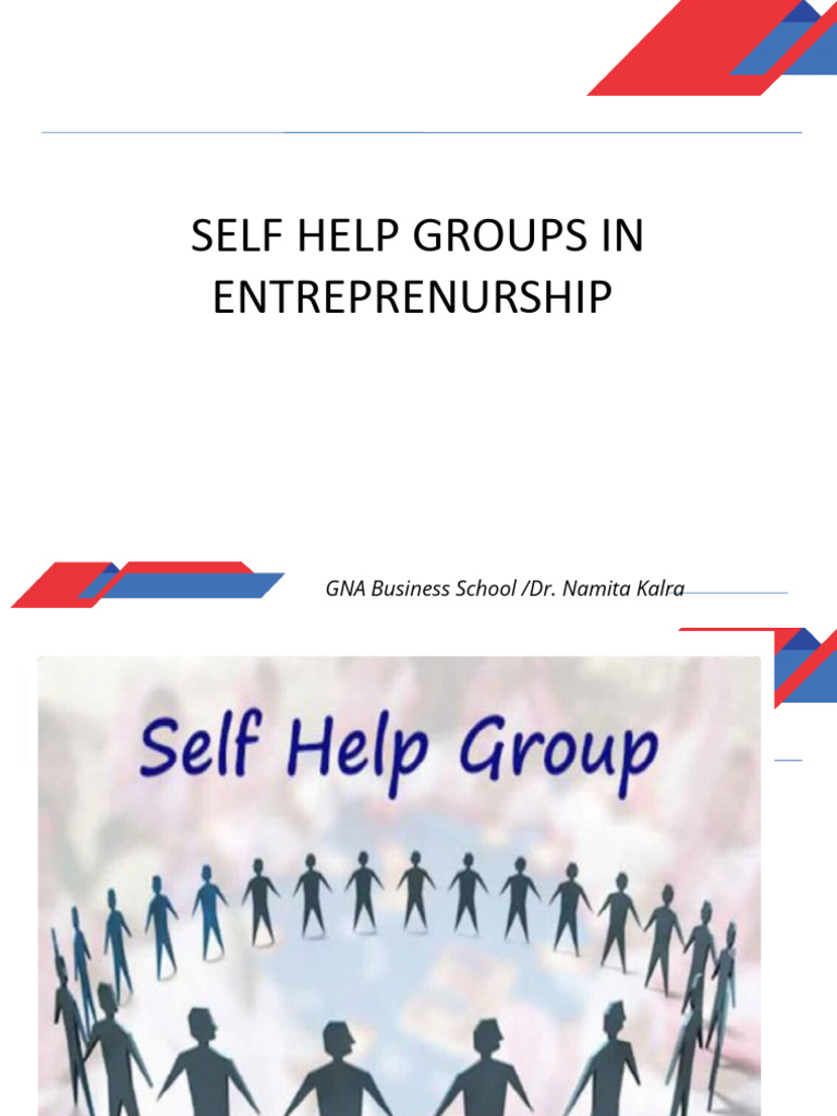 Self Help Groups in Entreprenurship | PDF