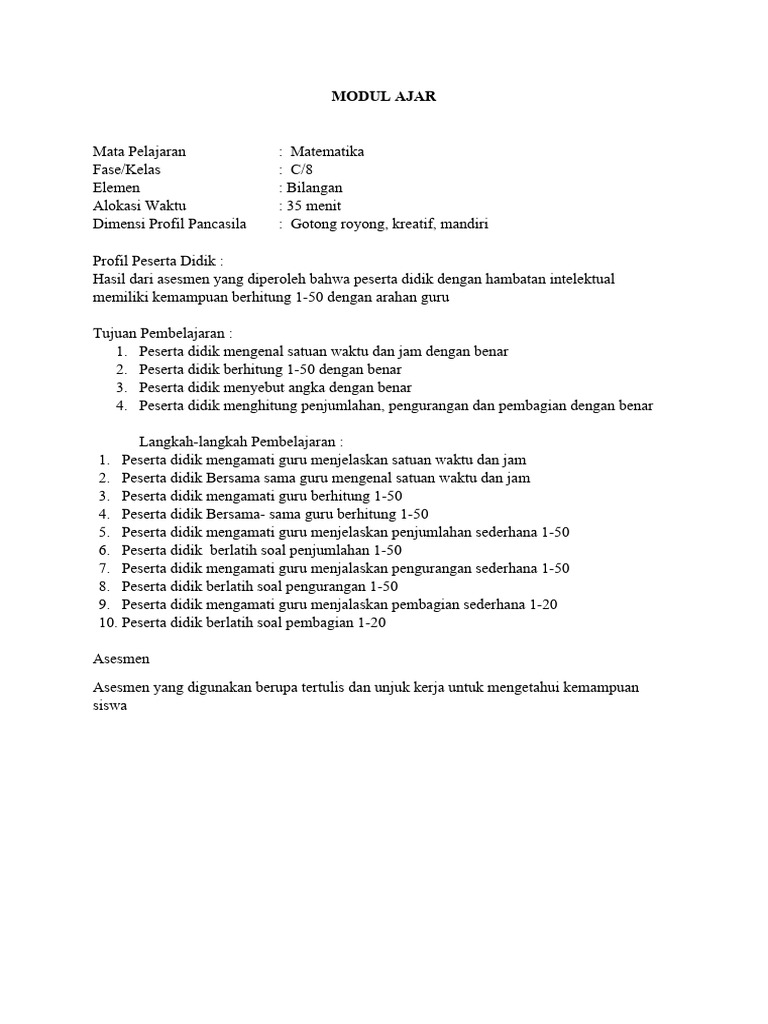 MA Matematika Kelas 8.2 Alfina | PDF