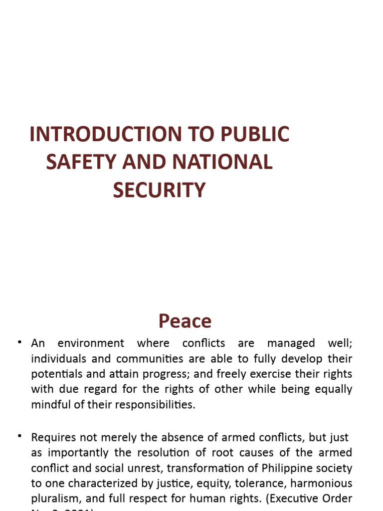 Intro To Public Safety | PDF | Emergency | Crisis Management