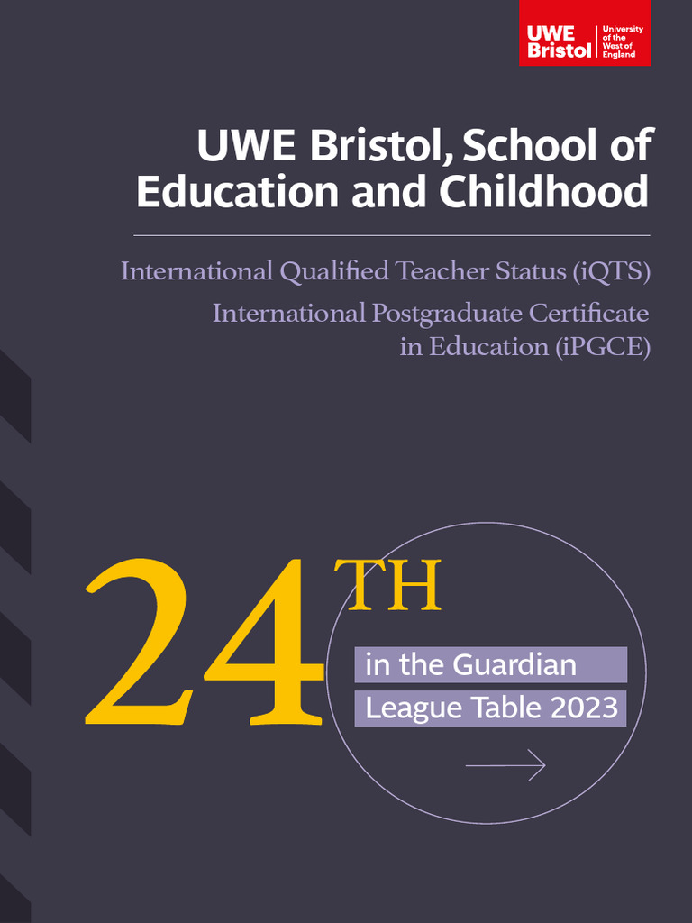 UWE Bristol Teacher Training Programs | PDF | Academic Degree | Teachers