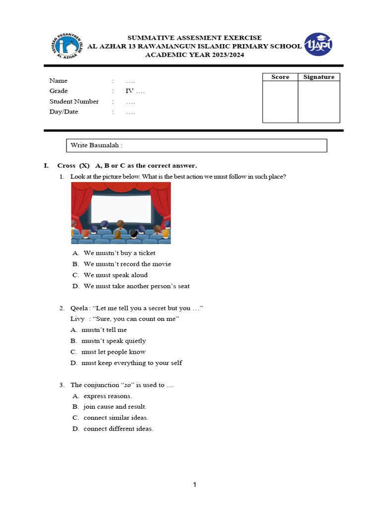Exercise Asas | PDF | Syntax | Linguistics