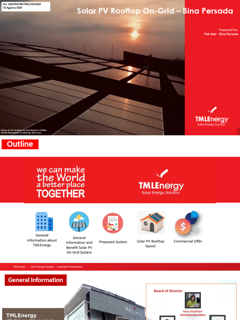 138SPH - Proposal Solar PV Rooftop On-Grid Bina Persada Bandung - Pak ...