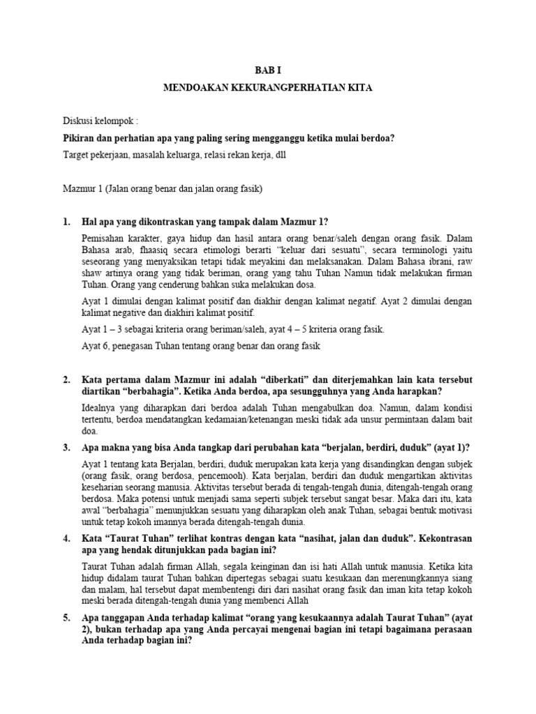 KTB - Pertemuan 1 | PDF