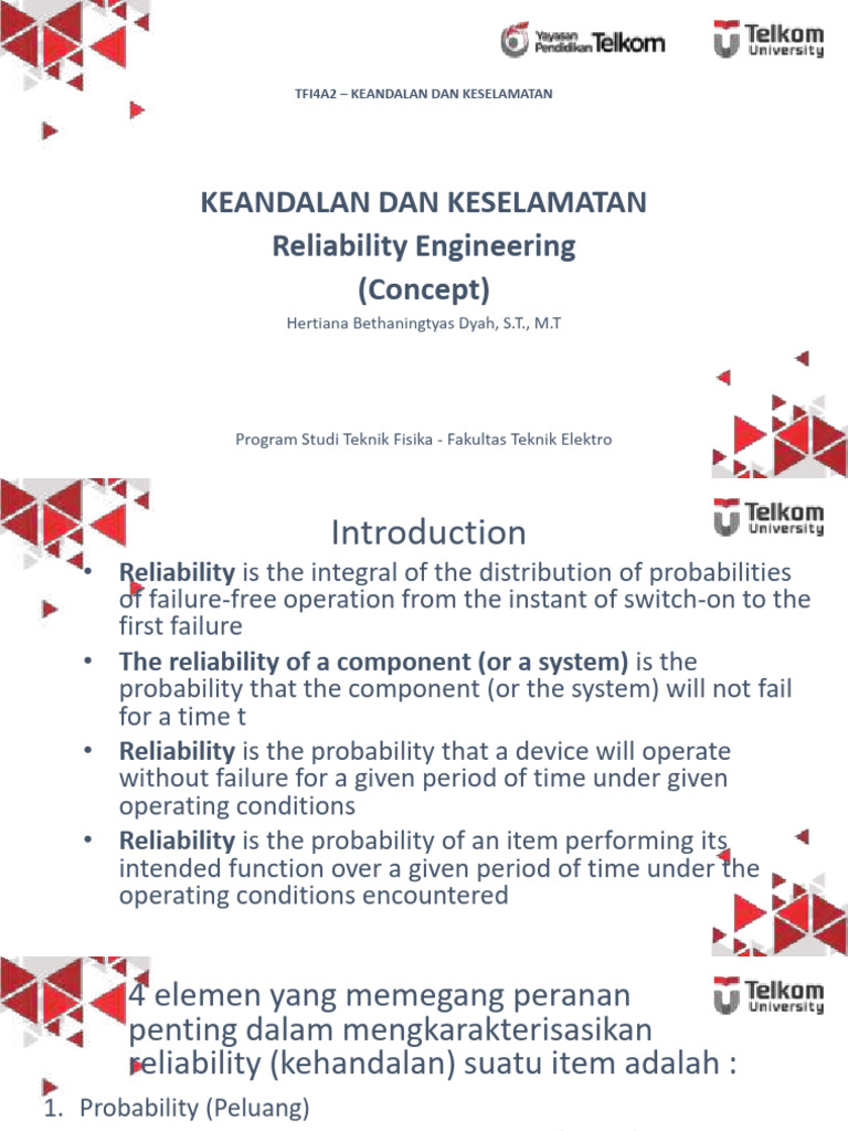 Minggu 2 - Reliability Engineering | PDF