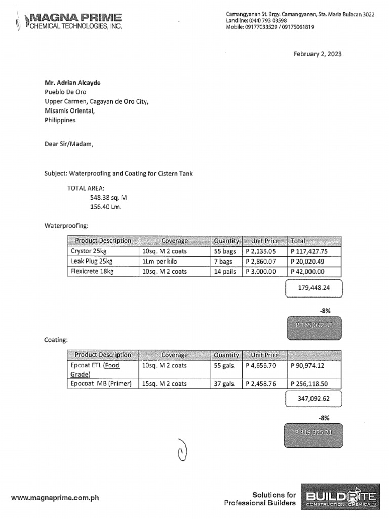 Magna Prime (BuildRite) | PDF