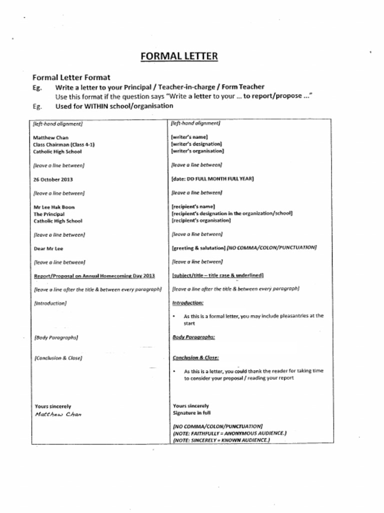 00 SitW Formats Forml Infml Letter N Speech Notes (2 Practices) | PDF