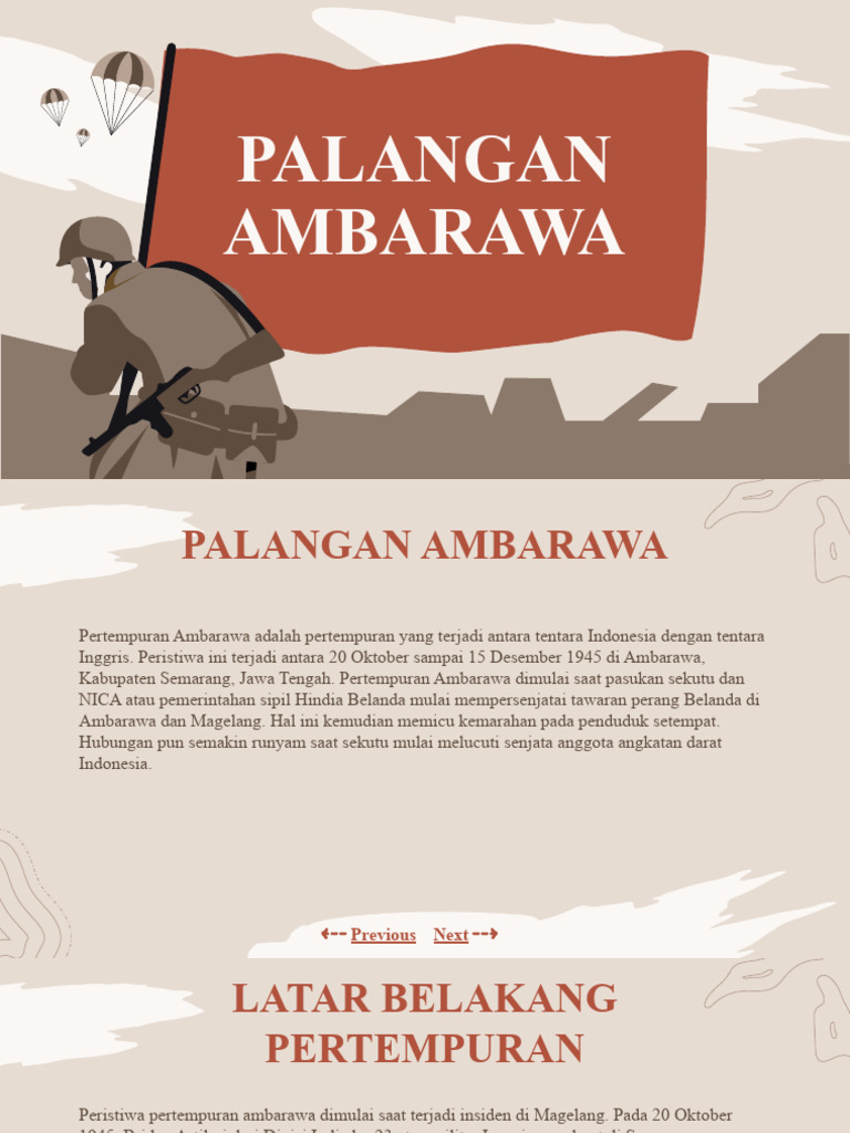 Latar Belakang Pertempuran Ambarawa | PDF | Sejarah
