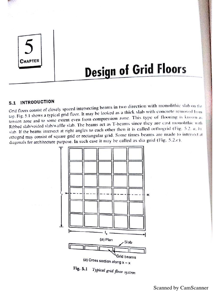 Design of Grid Floor | PDF