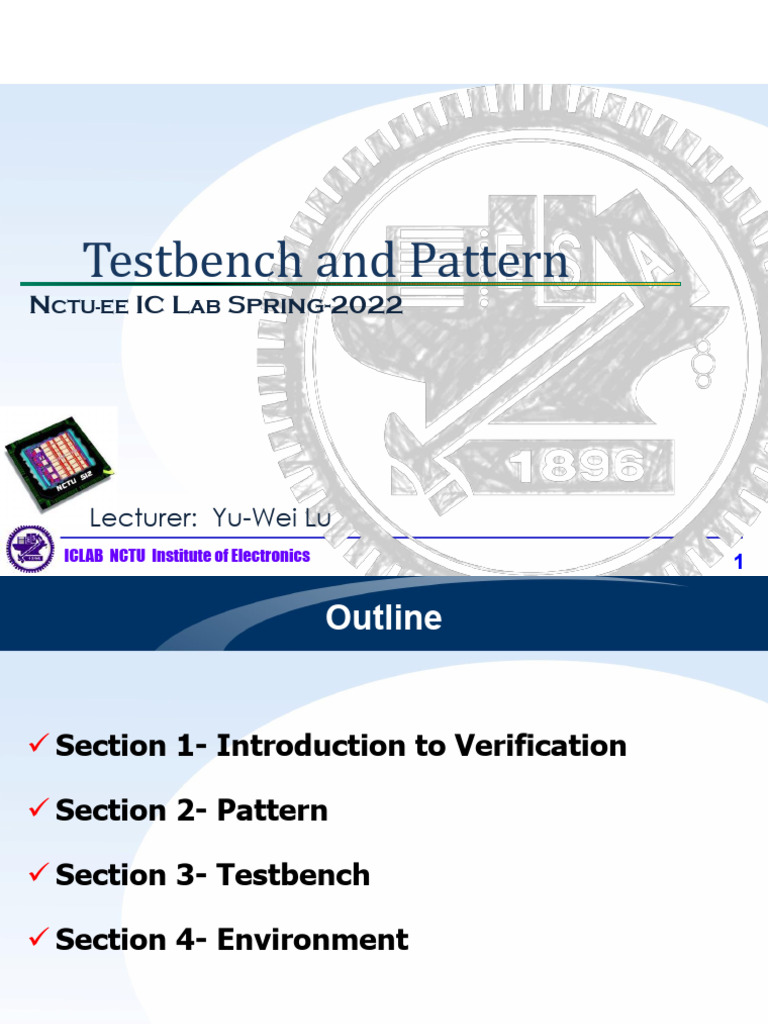Lec03 Testbench and Pattern | PDF | Parameter (Computer Programming ...