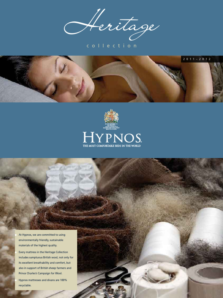 Hypnos Heritage Collection 2011 | PDF | Mattress | Sleep