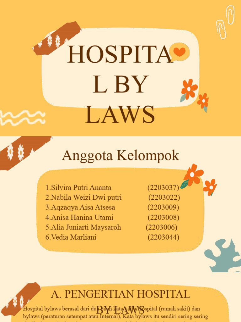 Hospital by Laws | PDF