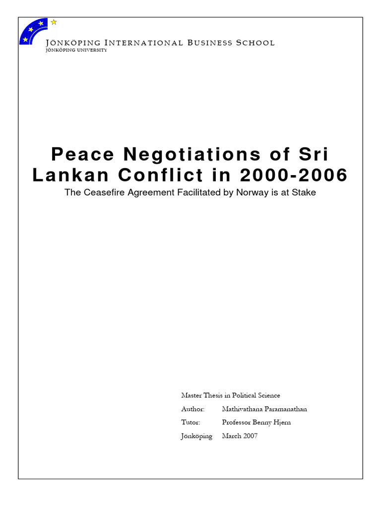 Peace Negotiations | PDF
