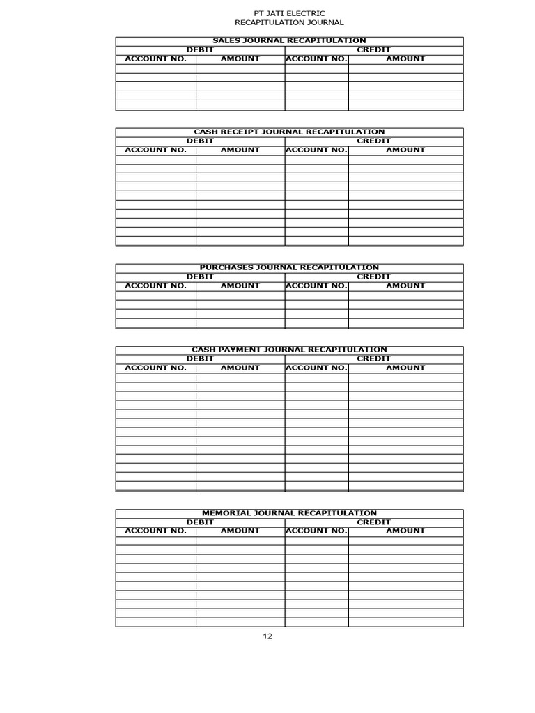 PT Jati Electric Journal Recap | PDF