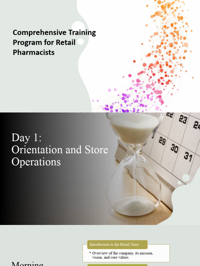 Comprehensive Training Program for Retail Pharmacists | PDF | Pharmacy ...