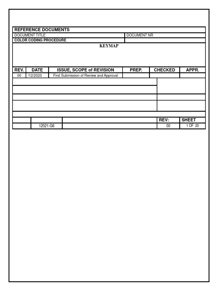 Color Coding Procedure | PDF