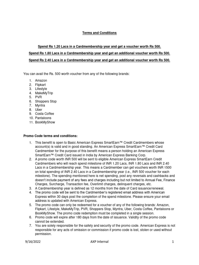 Secc Amazon Termsandconditions | PDF