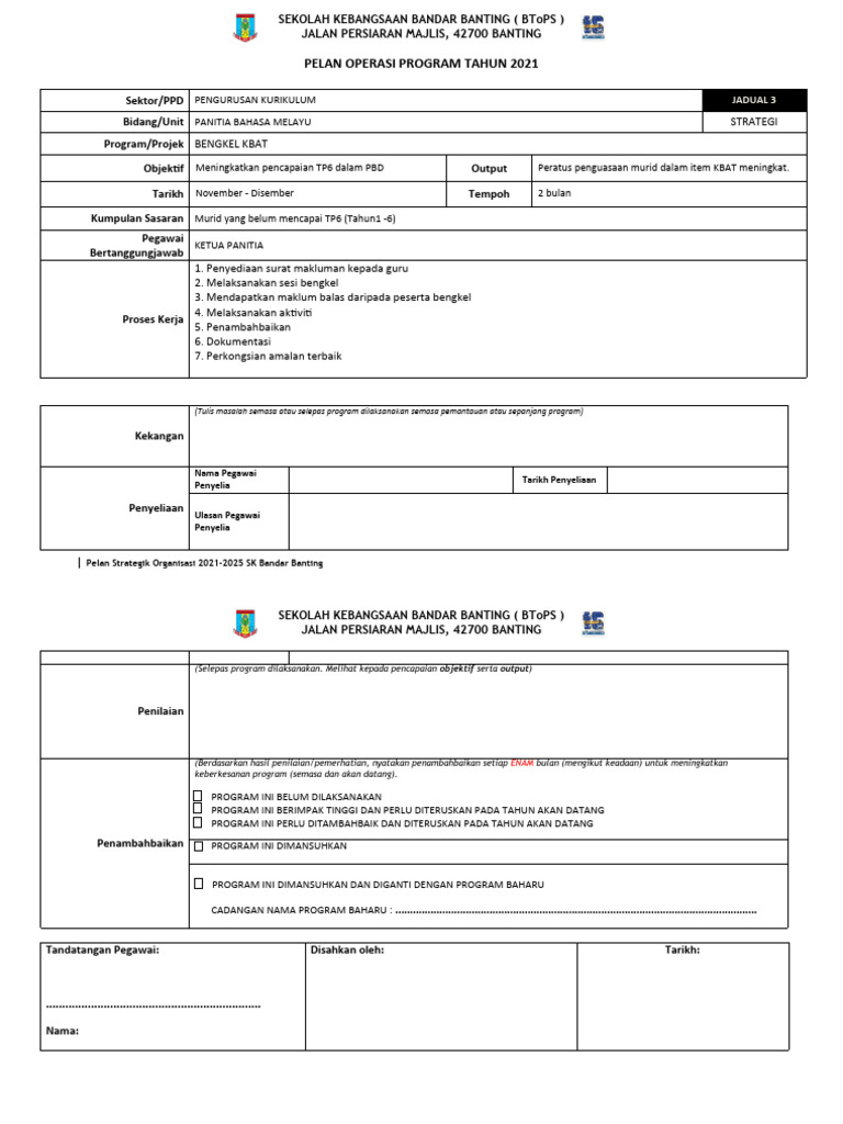 Jadual 3 BM (Pedagogi) | PDF