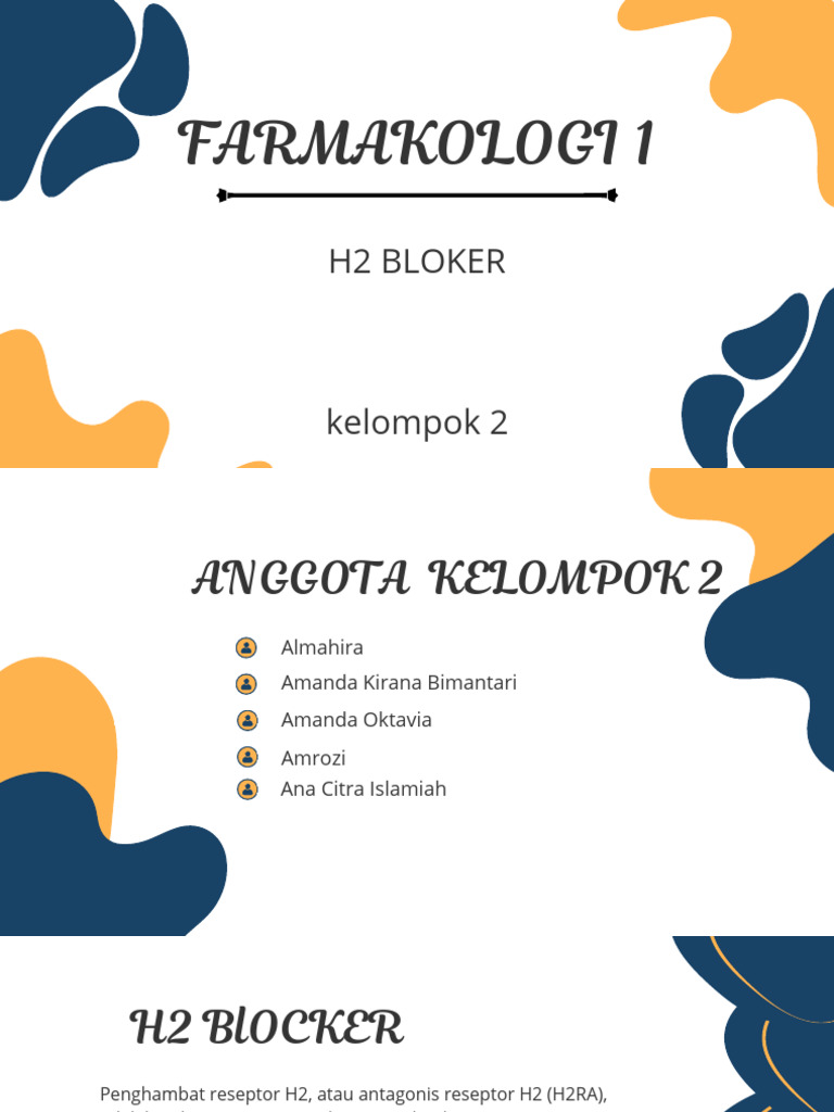 Ppt Kelompok 03 Golongan Obat H2 Bloker Pdf