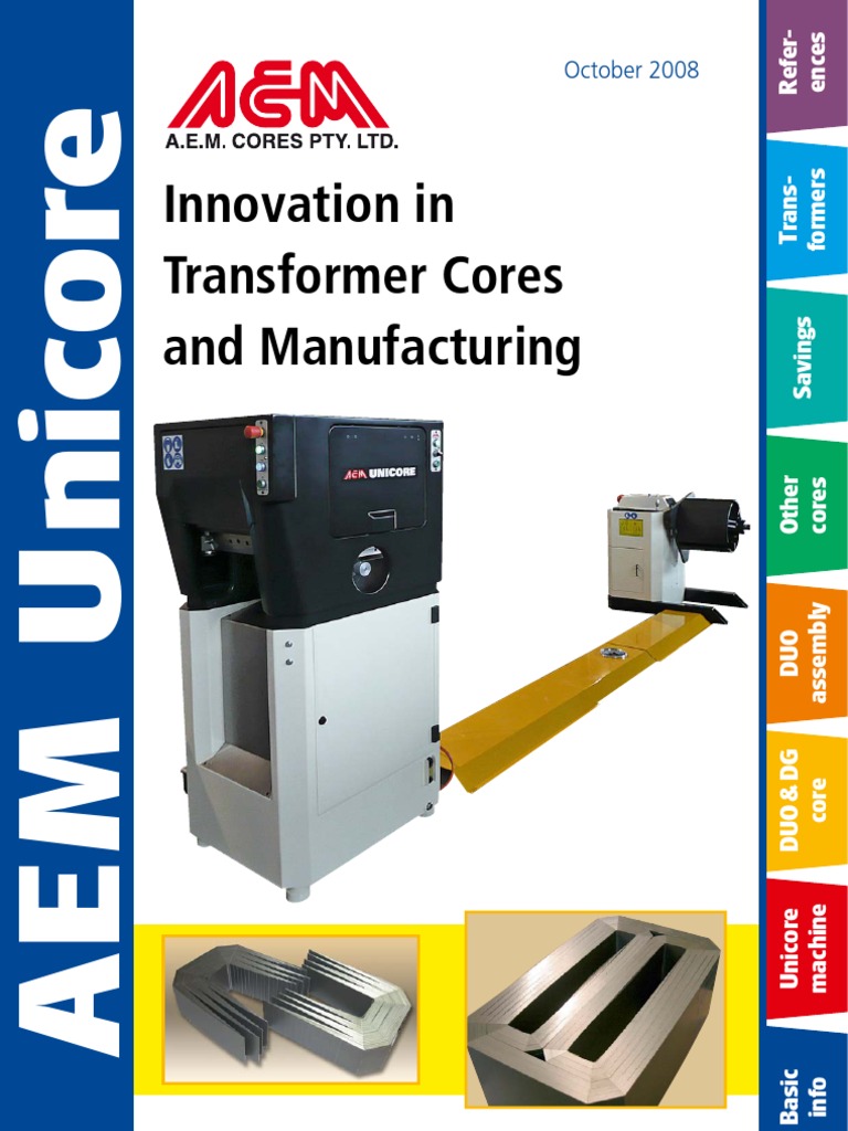 Unicore Catalogue GB | PDF | Transformer | Electromagnetism