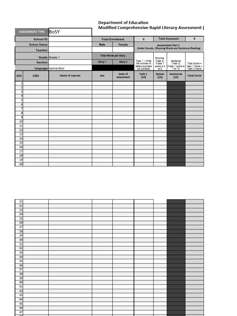 ModifiedCRLA G1 Scoresheet v1 | PDF | Learning | Learning Methods