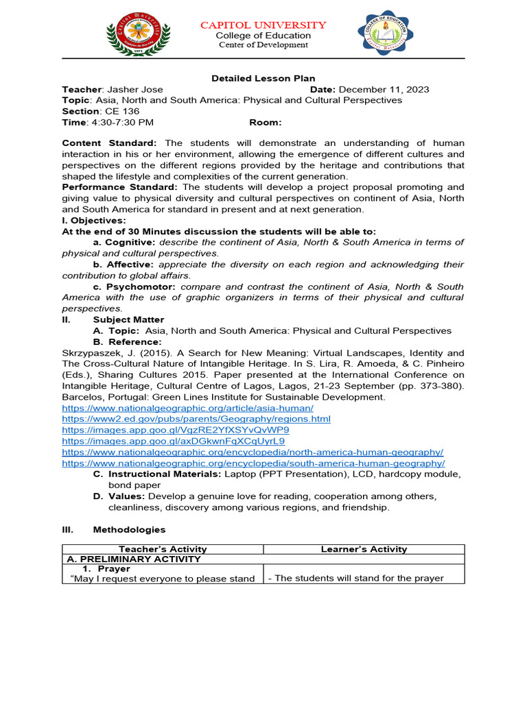 Detailed LP Format Jose, Jasher | PDF