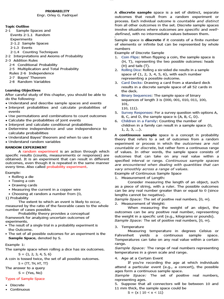 Probability | PDF | Probability Distribution | Probability