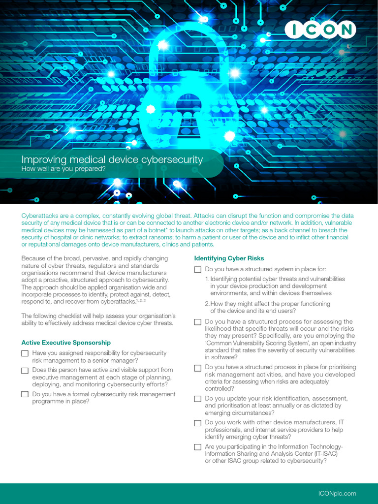 Cybersecurity Checklist | PDF