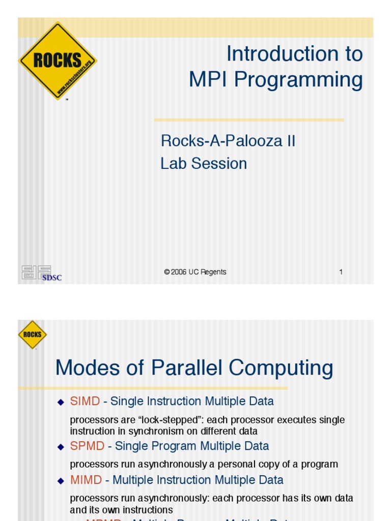 Lab Mpi Pdf Message Passing Interface Parallel Computing
