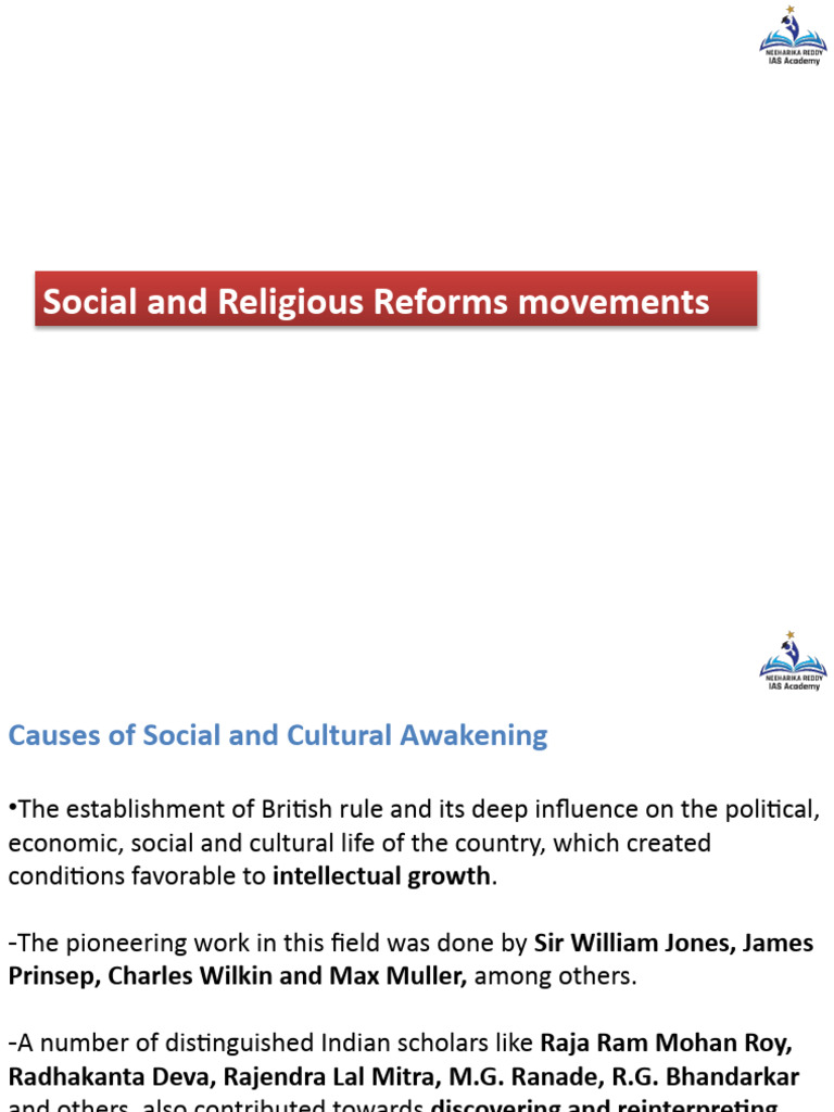 Social and Religious Reforms movements | PDF | Ramakrishna Mission ...