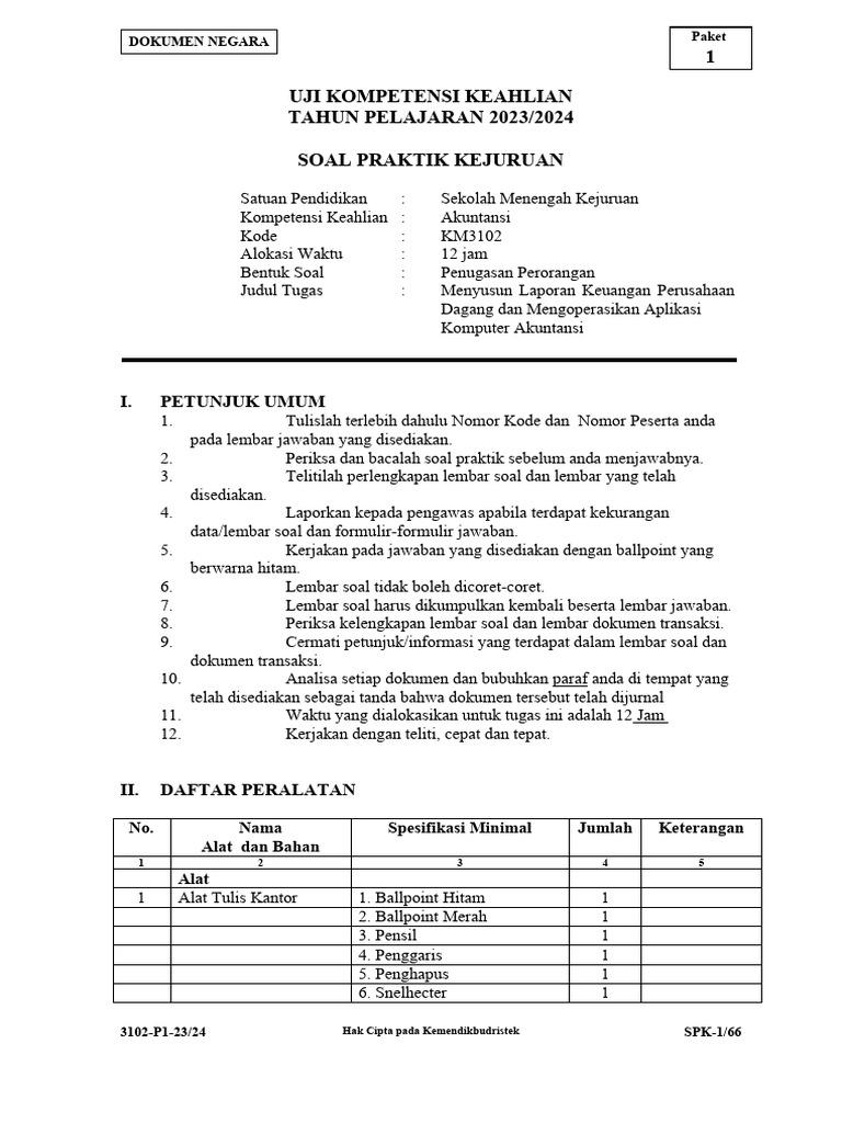 P1-SPK - Akuntansi | PDF