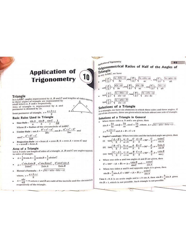 trigonometry class 12 | PDF