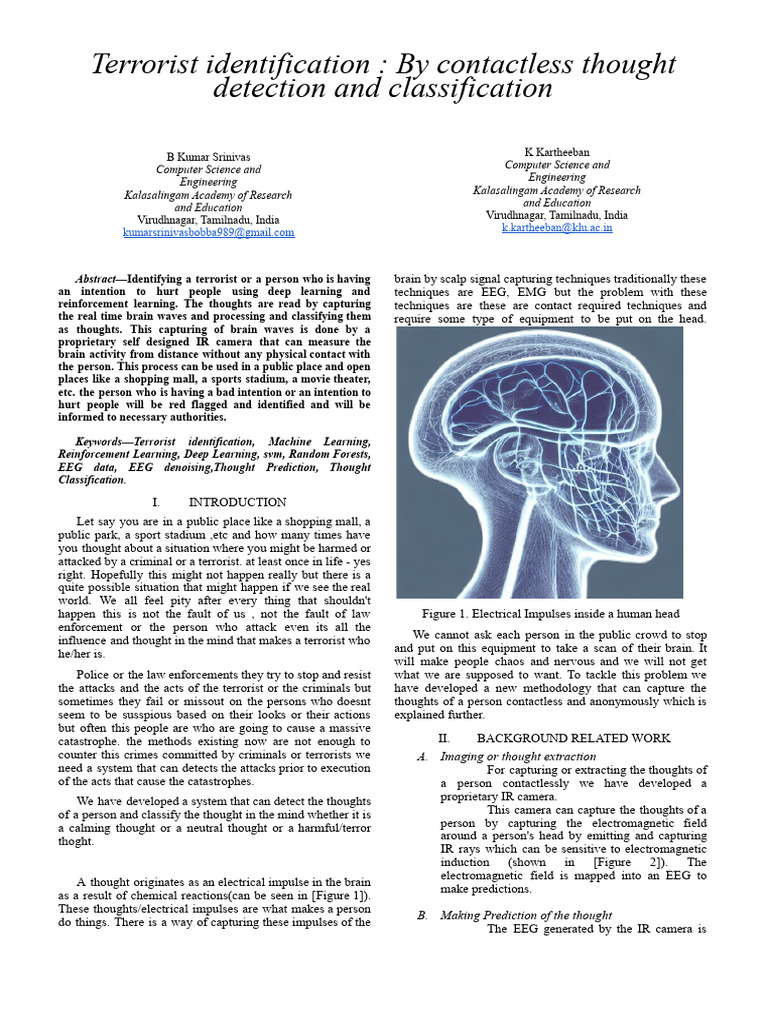 Terrorist Identification | PDF | Electroencephalography | Statistical ...