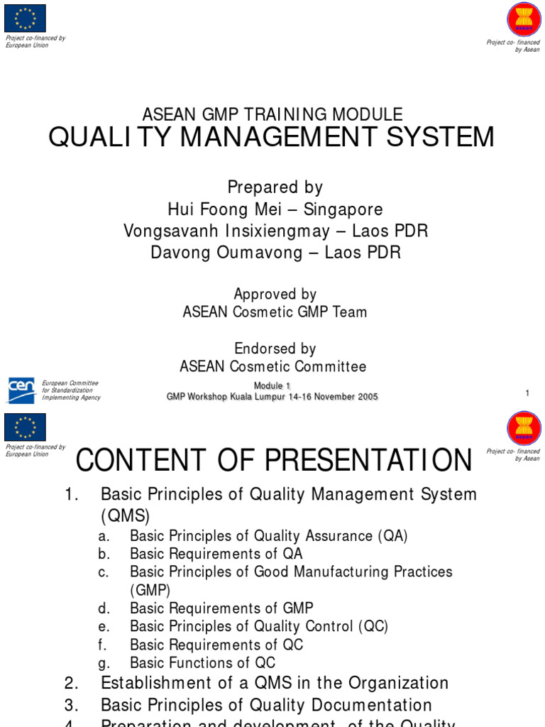 01 Quality Management System | PDF | Quality Assurance | Quality Management System