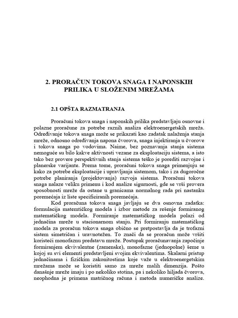 Tokovi - Snaga Analiza | PDF