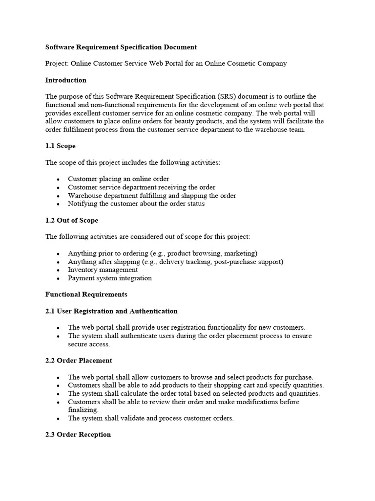 Sample SRS | PDF | World Wide Web | Internet & Web
