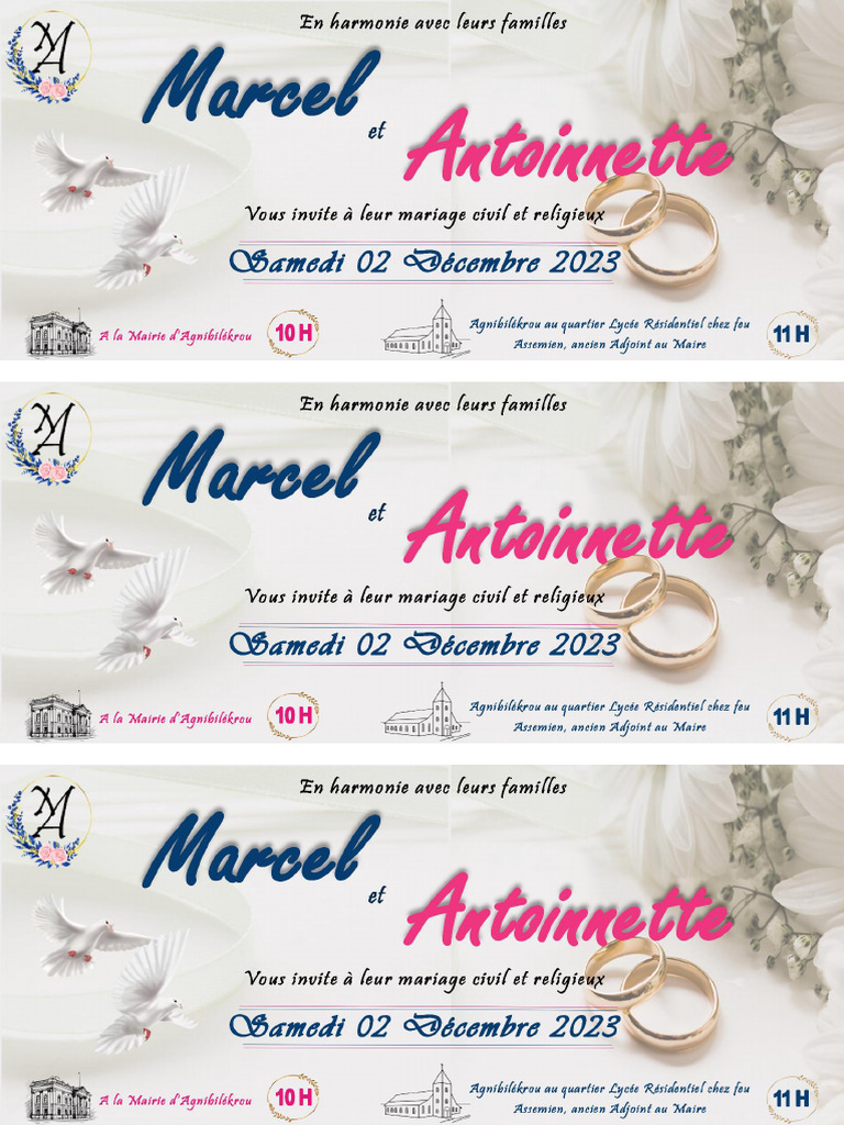 Carte d'Invitation | PDF