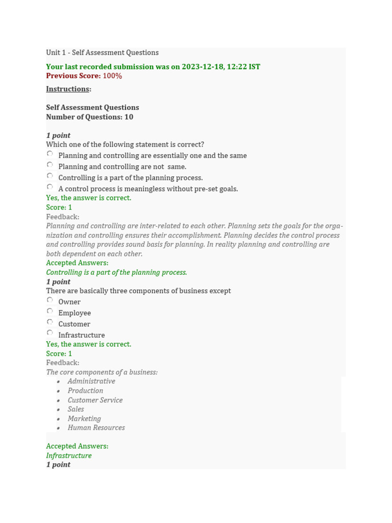 Principal and Practice Management Question and Answer | PDF | Human ...