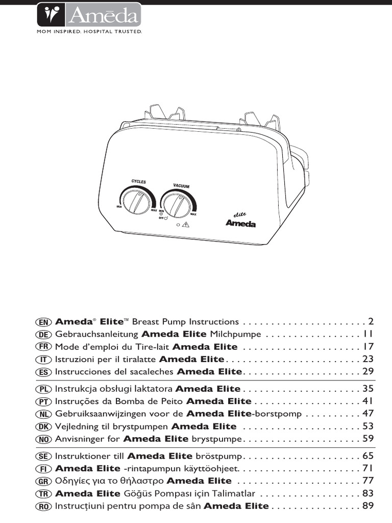 Ameda Elite | PDF