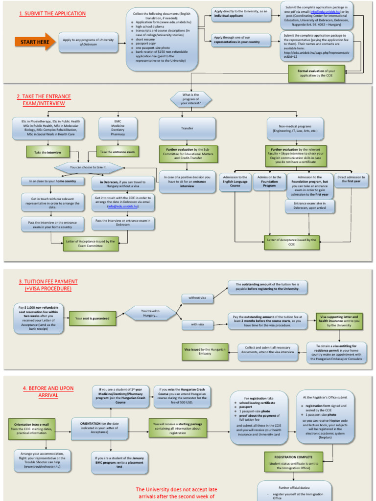 Application Flow Chart 2 Pdf Travel Visa University And College