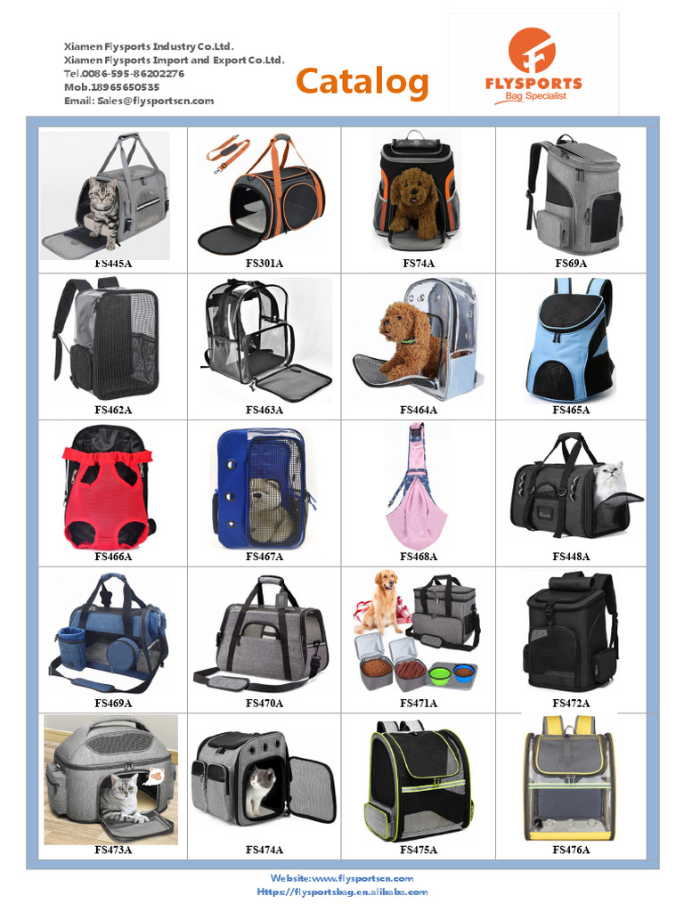 CATALOG-Pet Bag | PDF