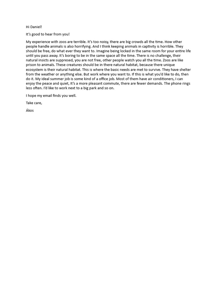 Informal Email | PDF