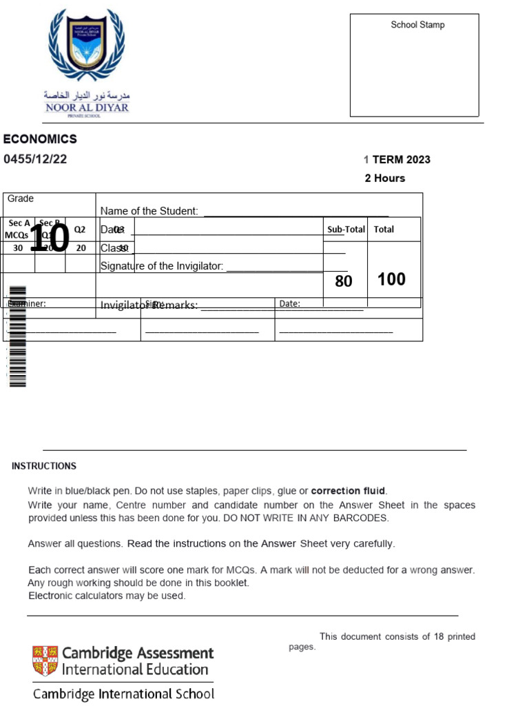 Eco GR 10 | PDF | Taxes | Balance Of Payments