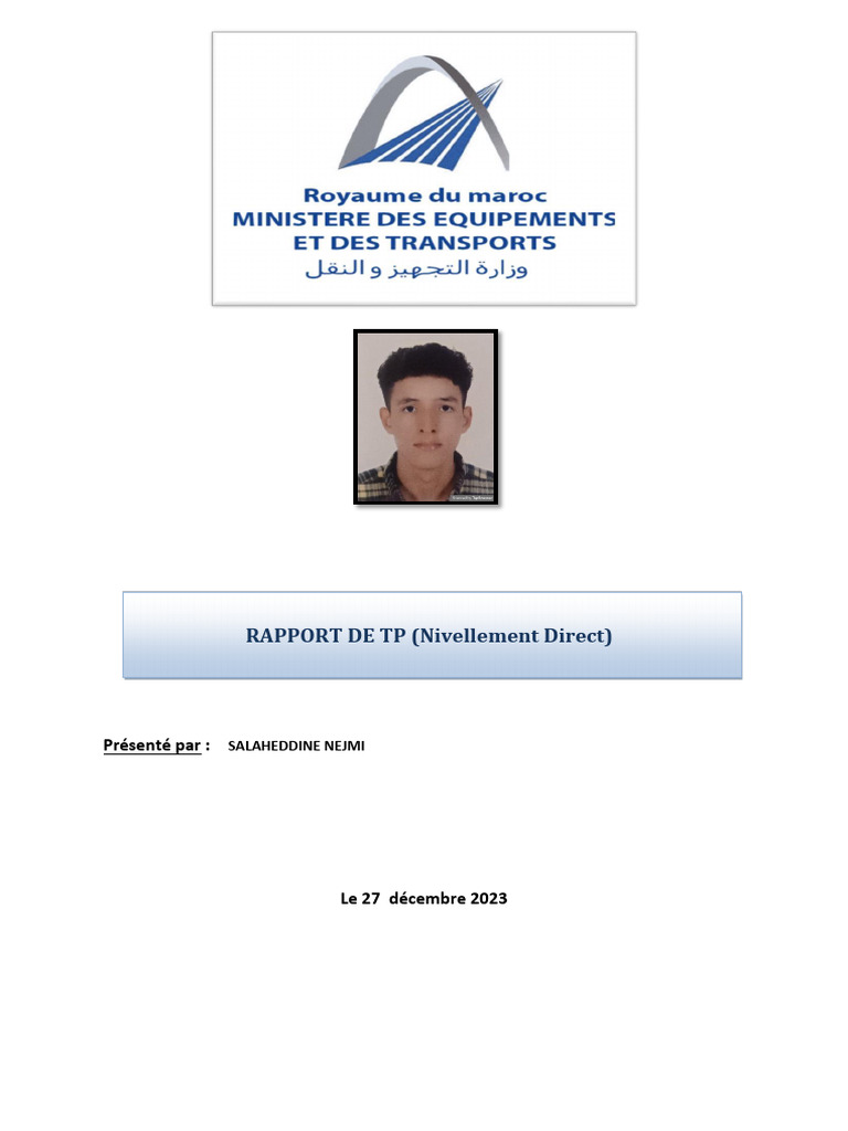 Rapport_tp_nivellemnt | PDF