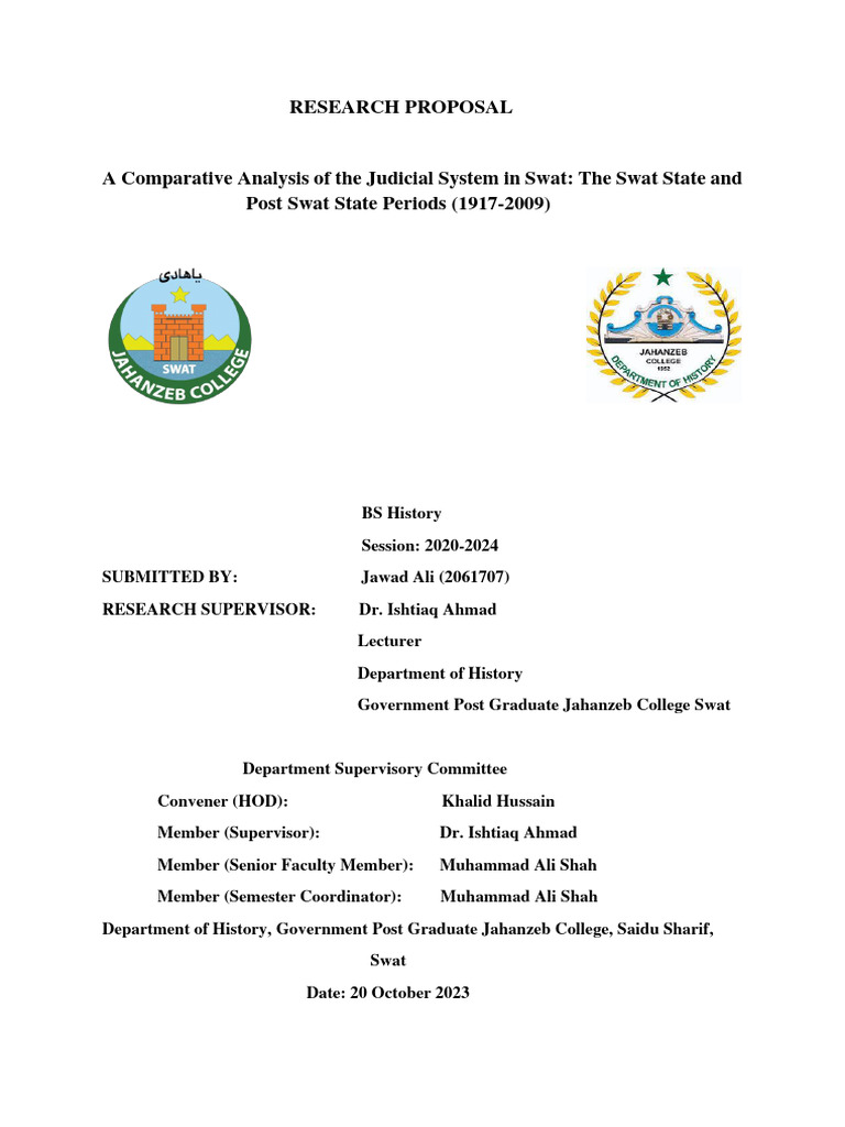 Judicial System of Swat Anf Post Swat State | PDF