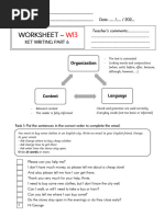 Practice KET (A2) Reading and Writing Test 01 With Answers - English ...