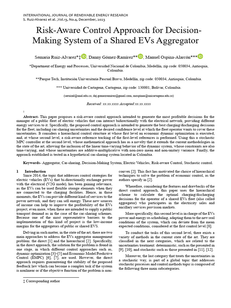 document (9) | PDF | Electric Vehicle | Mathematical Optimization