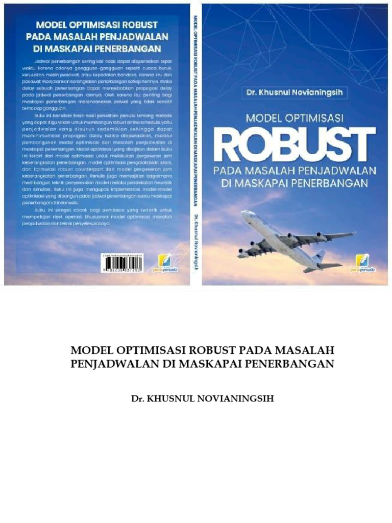 Bab 1 Buku Model Optimisasi Robust | PDF